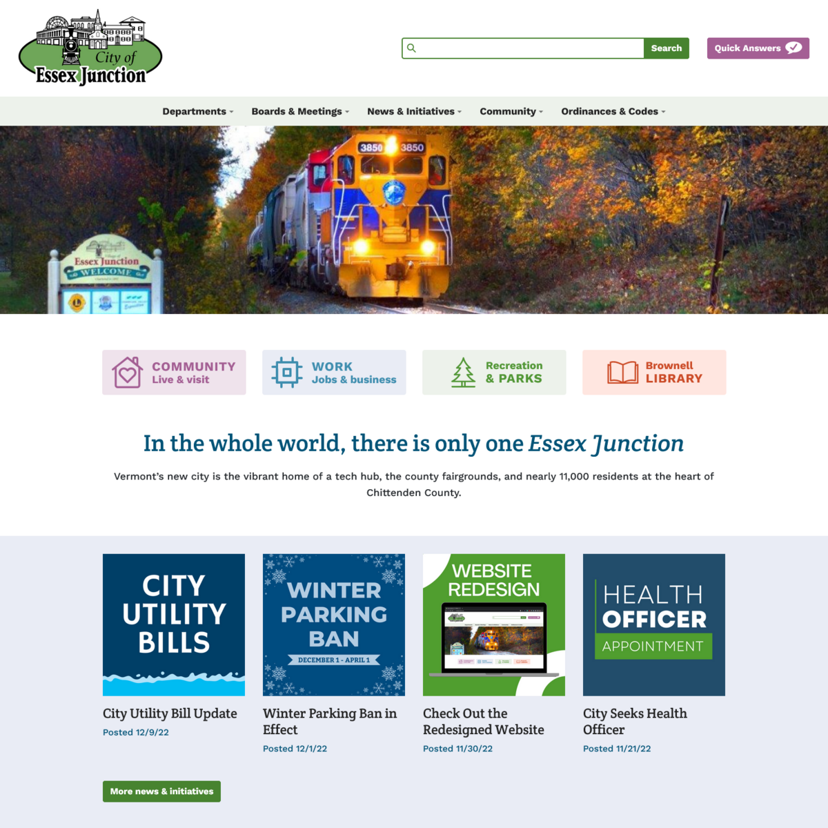 Launched: City website redesign with time-saving features - Ecopixel